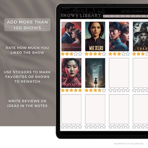 Movie Watching Journal for Movie Digital Planner Film Logbook Movie ...