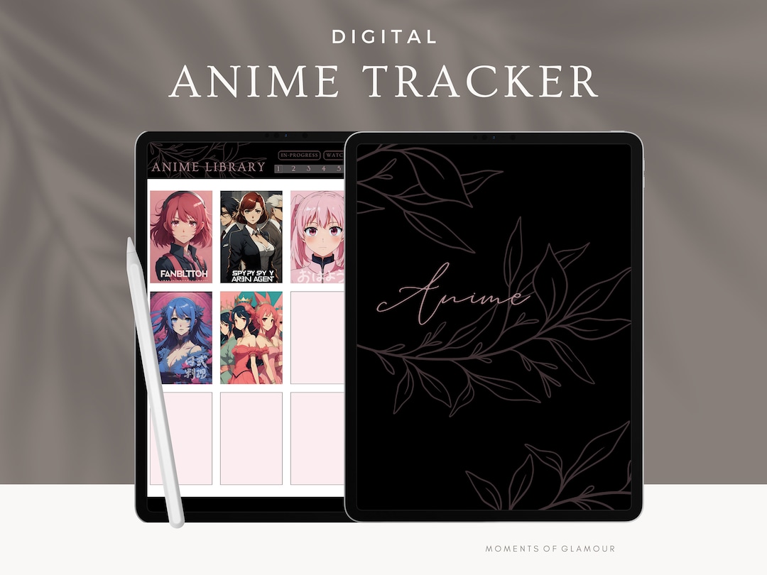 Digital Anime Journal Template Anime Notebook Digital Anime Planner ...