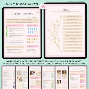 Skincare Digital Journal Skin Care Routine Tracker Digital Skincare ...