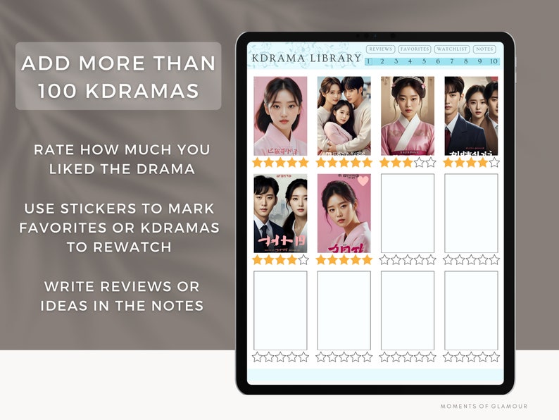 Kdrama Digital Journal K Drama Tracker K-drama List Digital Kdrama ...