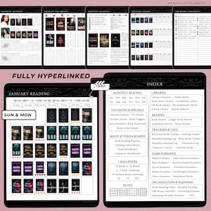 Dark Romance Book Journal for Smut Reading Journal Goodnote TBR for Smutty Book Reader Journal ...