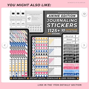 Anime Tracker Goodnotes Anime Journal for Anime Digital Planner Anime ...
