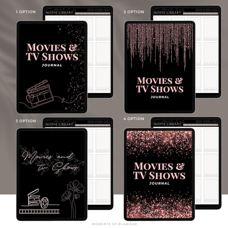 Movie Watching Journal for Movie Digital Planner Film Logbook Movie ...