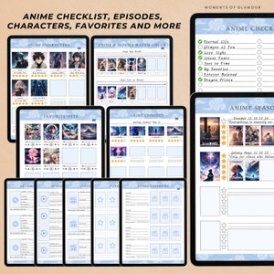 Anime Planner for Series Tracking Anime Notebook for Anime Lover Gift ...