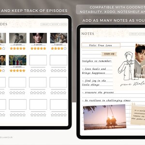 Digital K Drama Journal Kdrama Tracker Digital K-drama Journal for ...