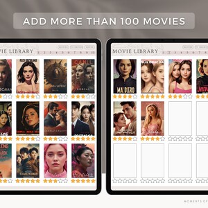 Movie Journal Digital Movie Library Goodnotes Movie Review Digital ...