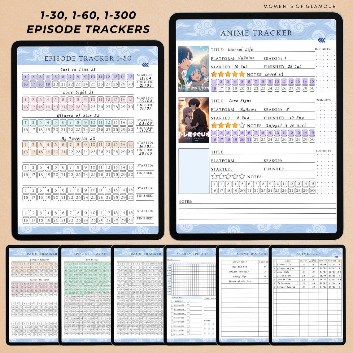 Anime Planner for Series Tracking Anime Notebook for Anime Lover Gift ...