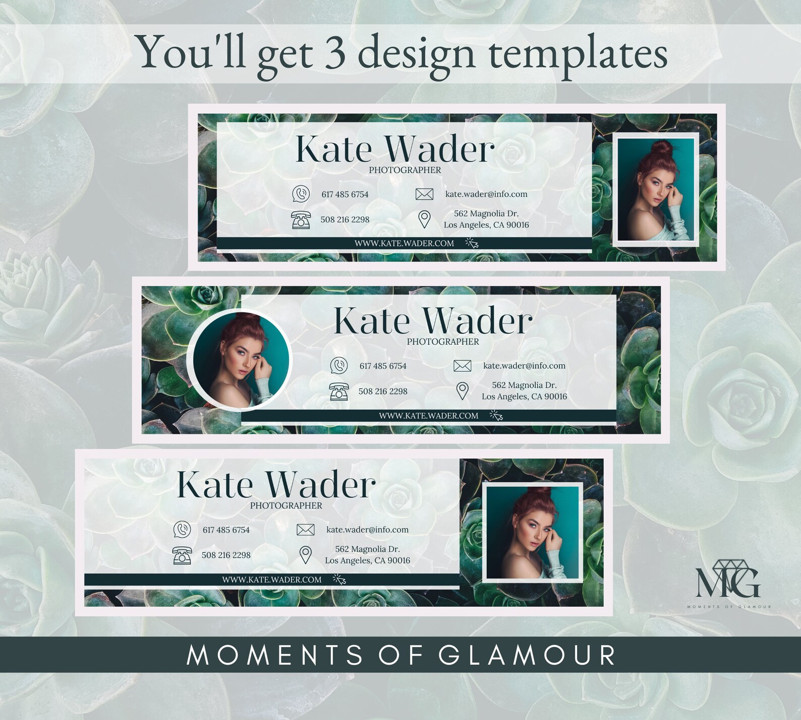 Email Signature Template Email Signature Temp Email - Etsy