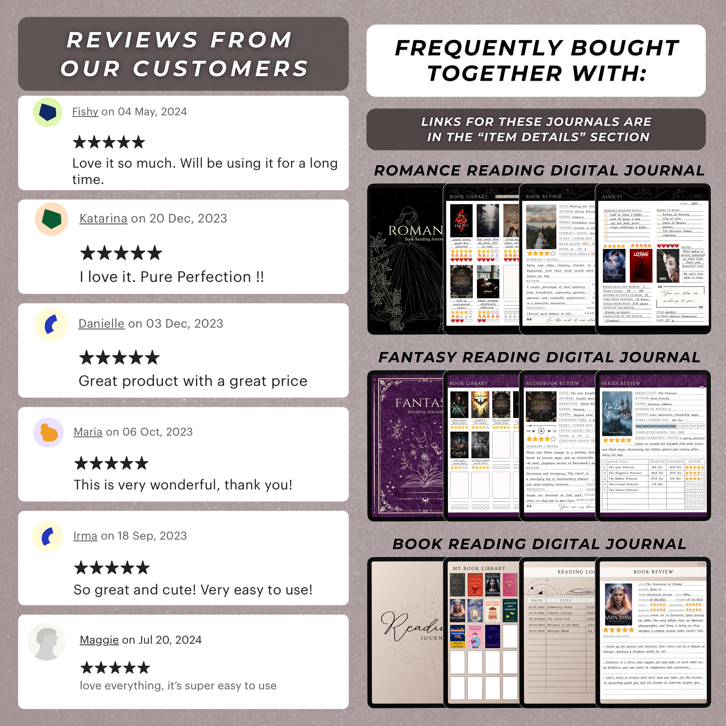 Rating Sticker for Reading Journal Digital Sticker Bundle Png Reader ...