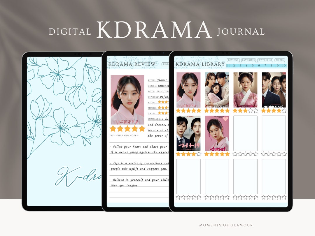 Kdrama Digital Journal K Drama Tracker K-drama List Digital Kdrama ...