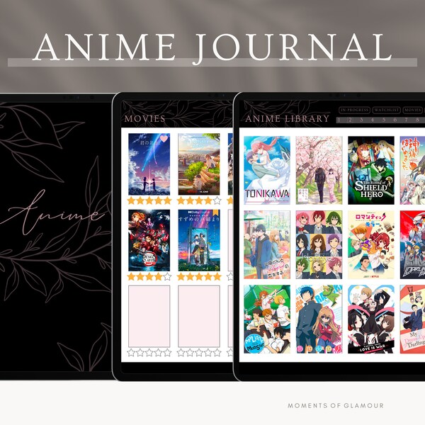 iPad Anime Watch List - Etsy
