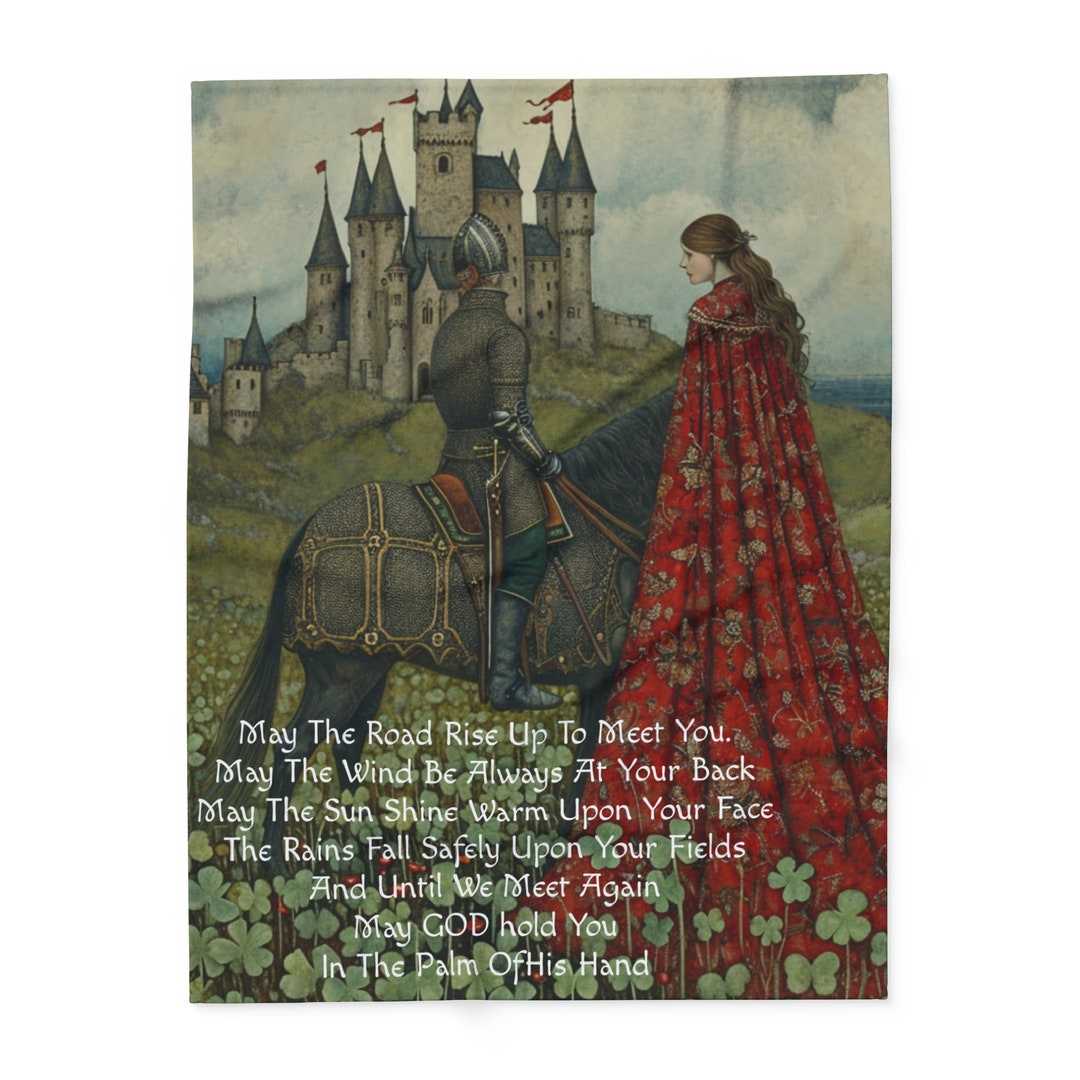 Irish Throw, Irish Blanket, Celtic Throw, Celtic Blanket, Medieval ...