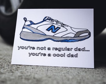 Dad New Balance Card | Etsy