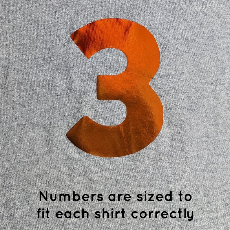 Custom NUMBER, Custom Sports Shirt, Custom Design, Matching Family ...