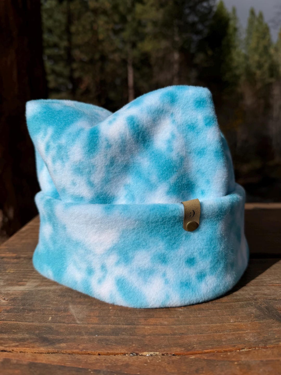 RETRO Clouds Four Point Beanie - Etsy