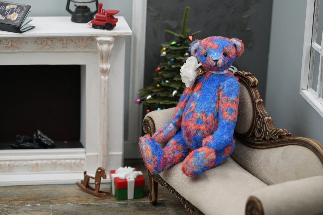 Handmade Christmas Ornament, Teddy Bear, Stuffed Animal Plush Teddy ...