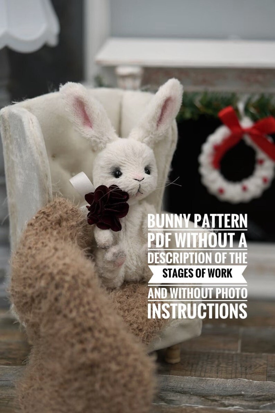 Sewing Pattern Bunny PDF Teddy Bunny Toy Sewing Toys Handmade Bunny ...