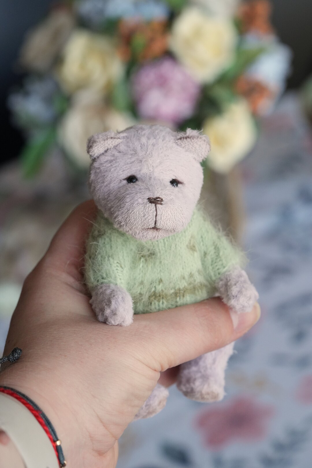 Teddy Bear Handmade Stuffed Small Animal Bear Toy Gift Plush Bear Home ...