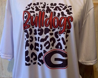 Ga Bulldogs Leopard - Etsy