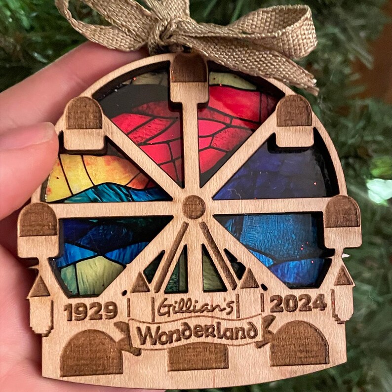Ocean City's Wonderland Ferris Wheel Ornament - Etsy