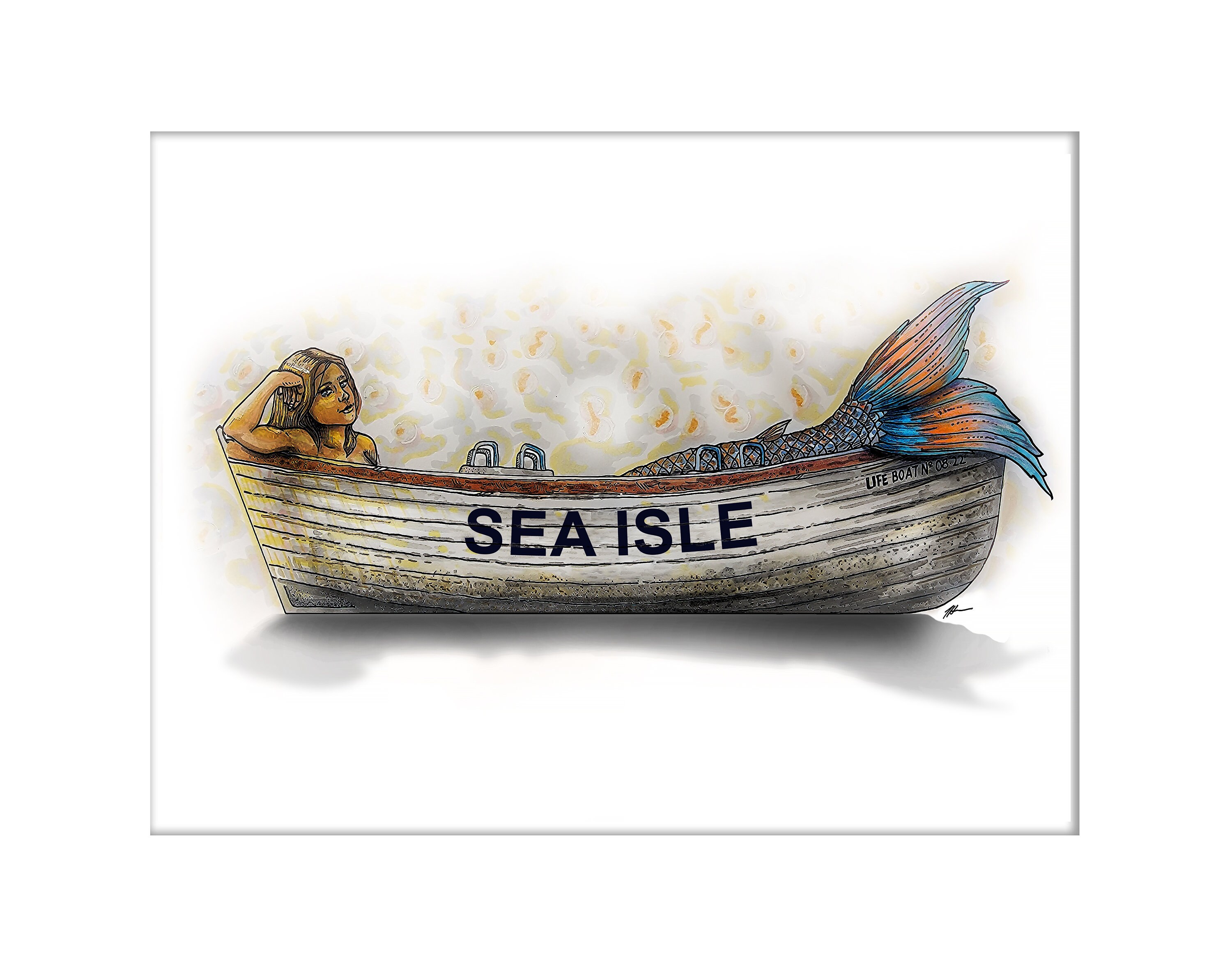Siren Splash Boat - Etsy