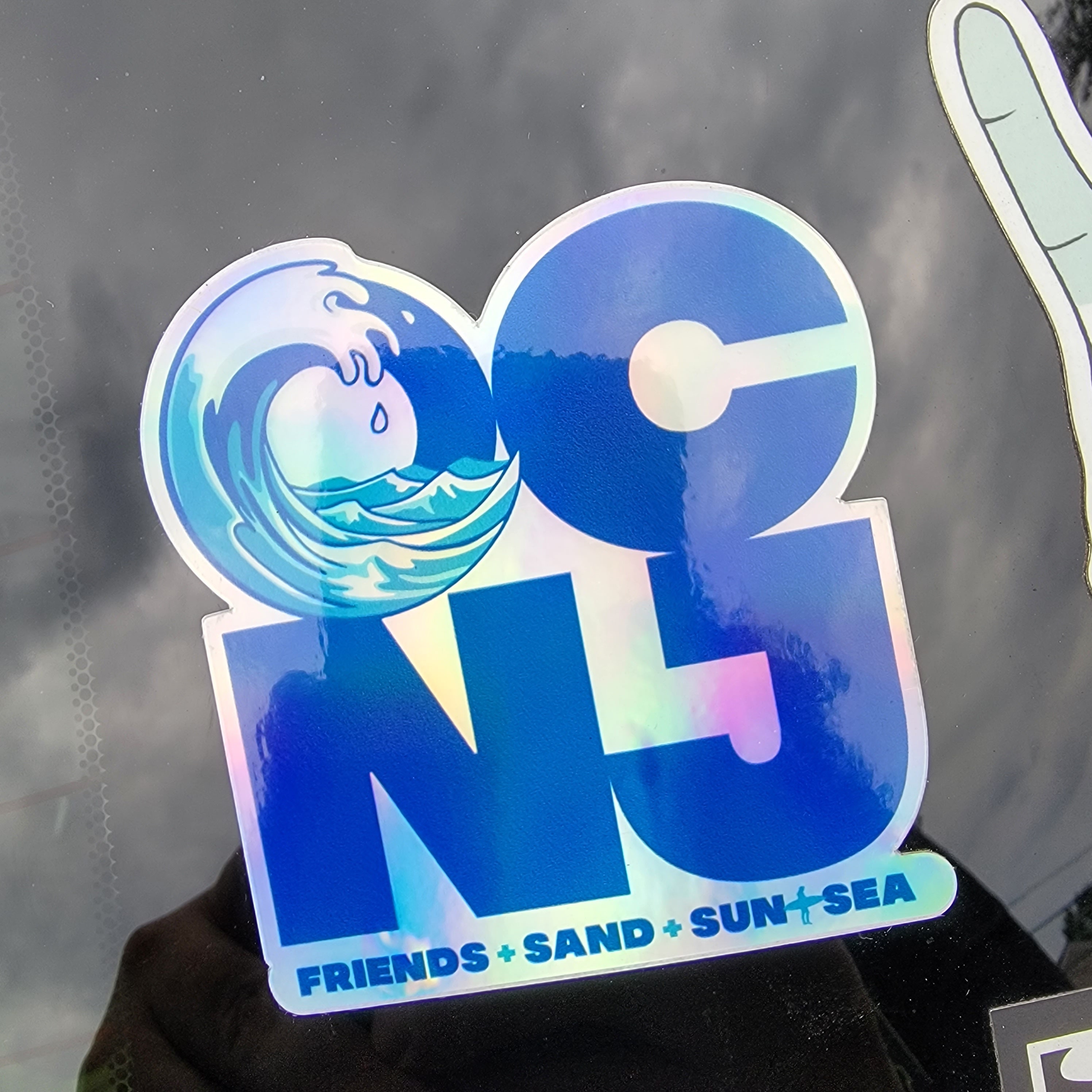 Ocean City New Jersey / Car Window Decal / Sticker / Permanent Adhesive ...
