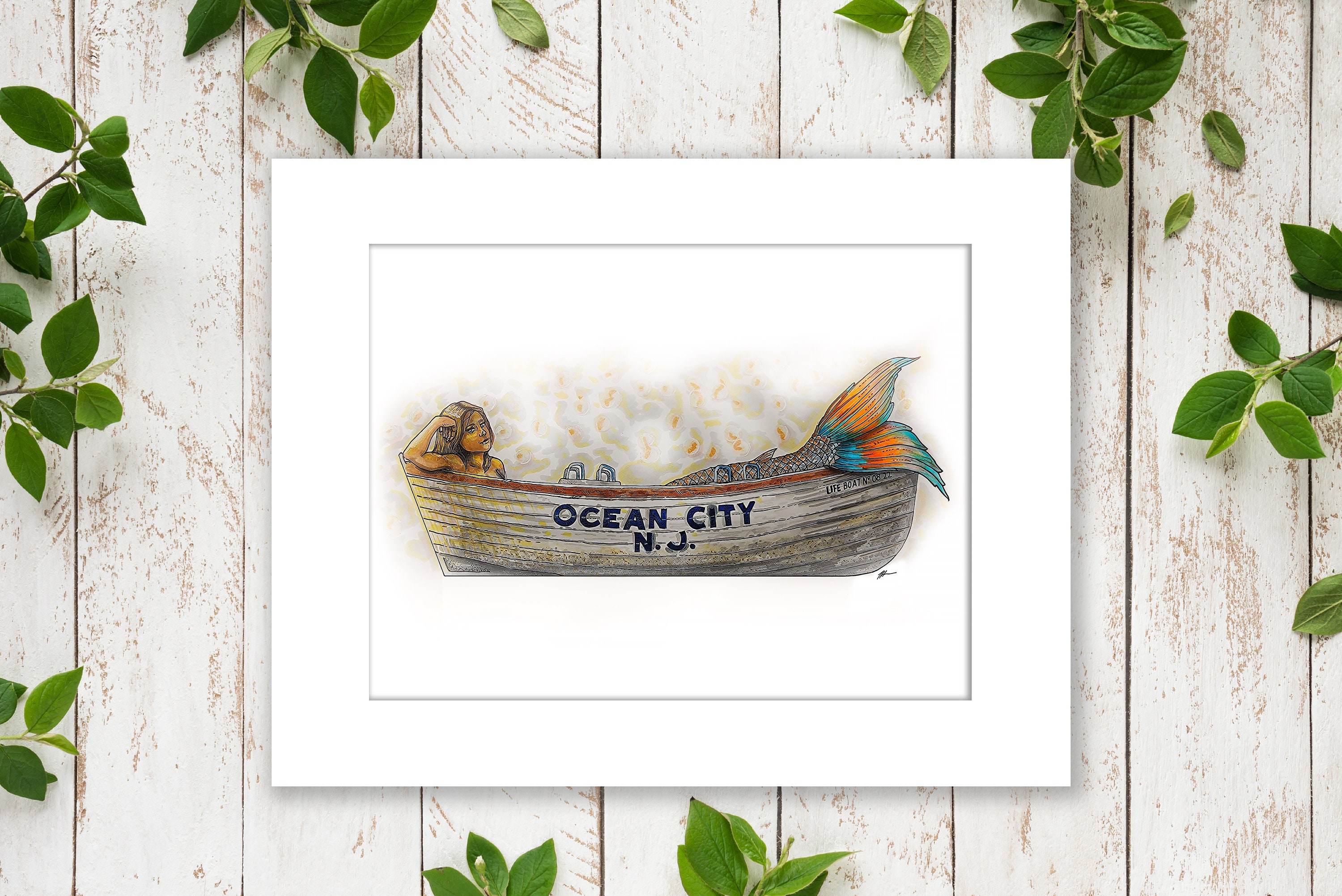 Siren Splash Boat - Etsy