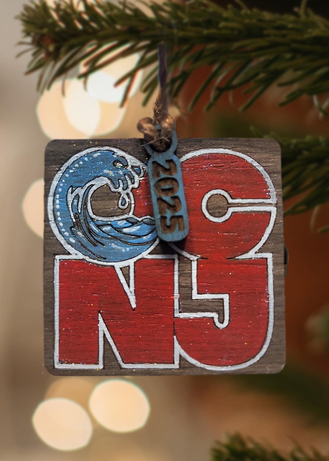 OCNJ Wave Ornament - Etsy