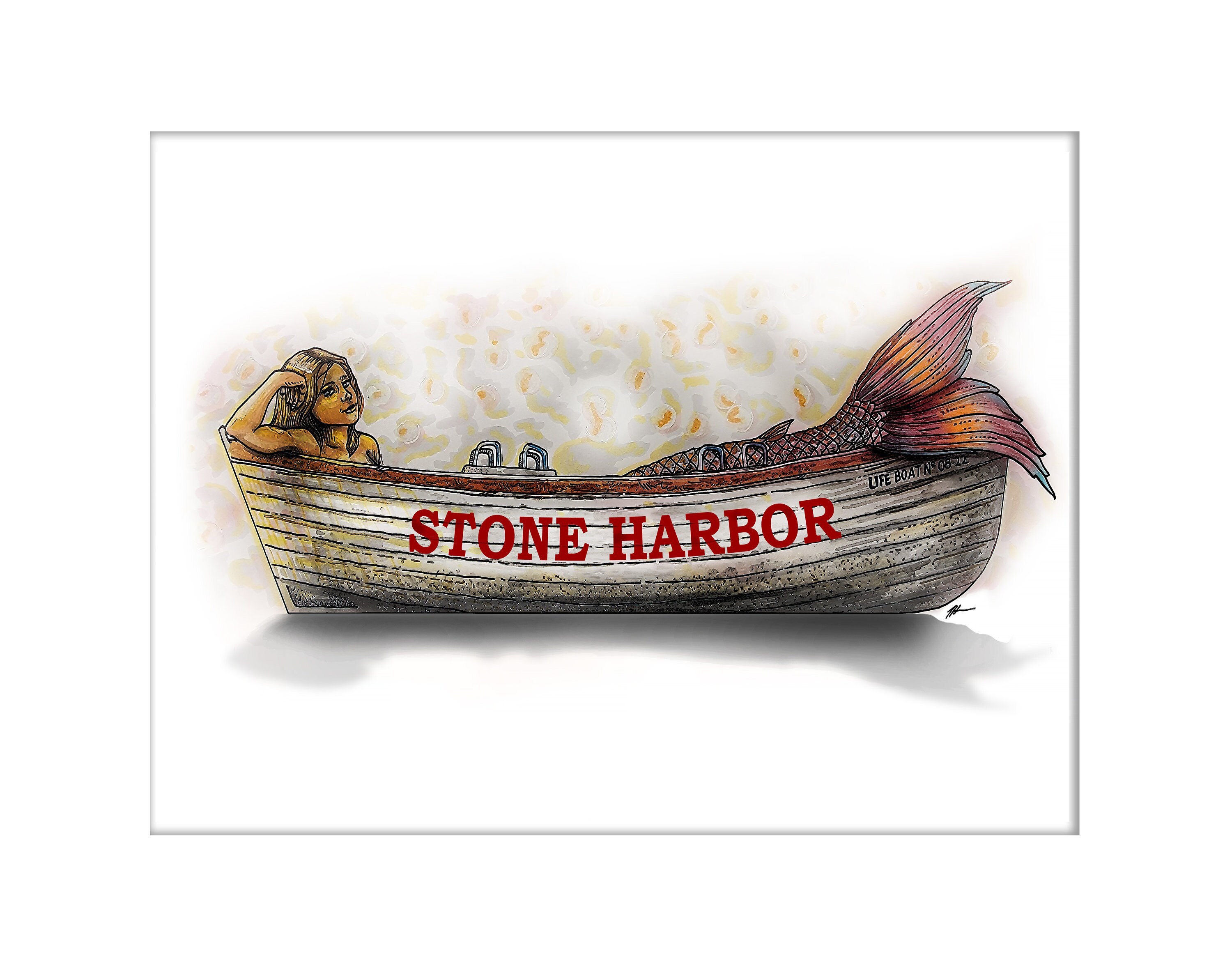 Siren Splash Boat - Etsy