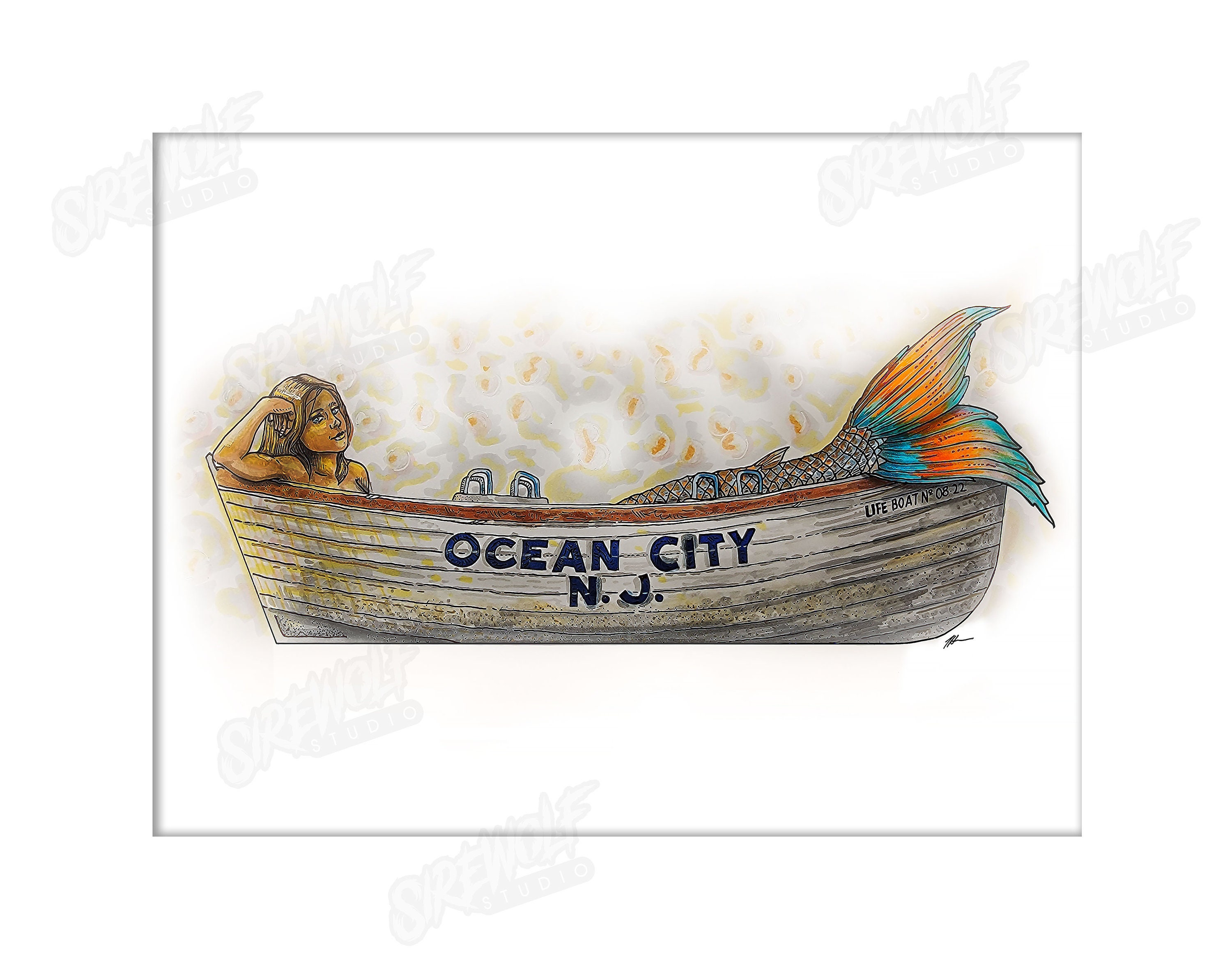 Siren Splash Boat - Etsy