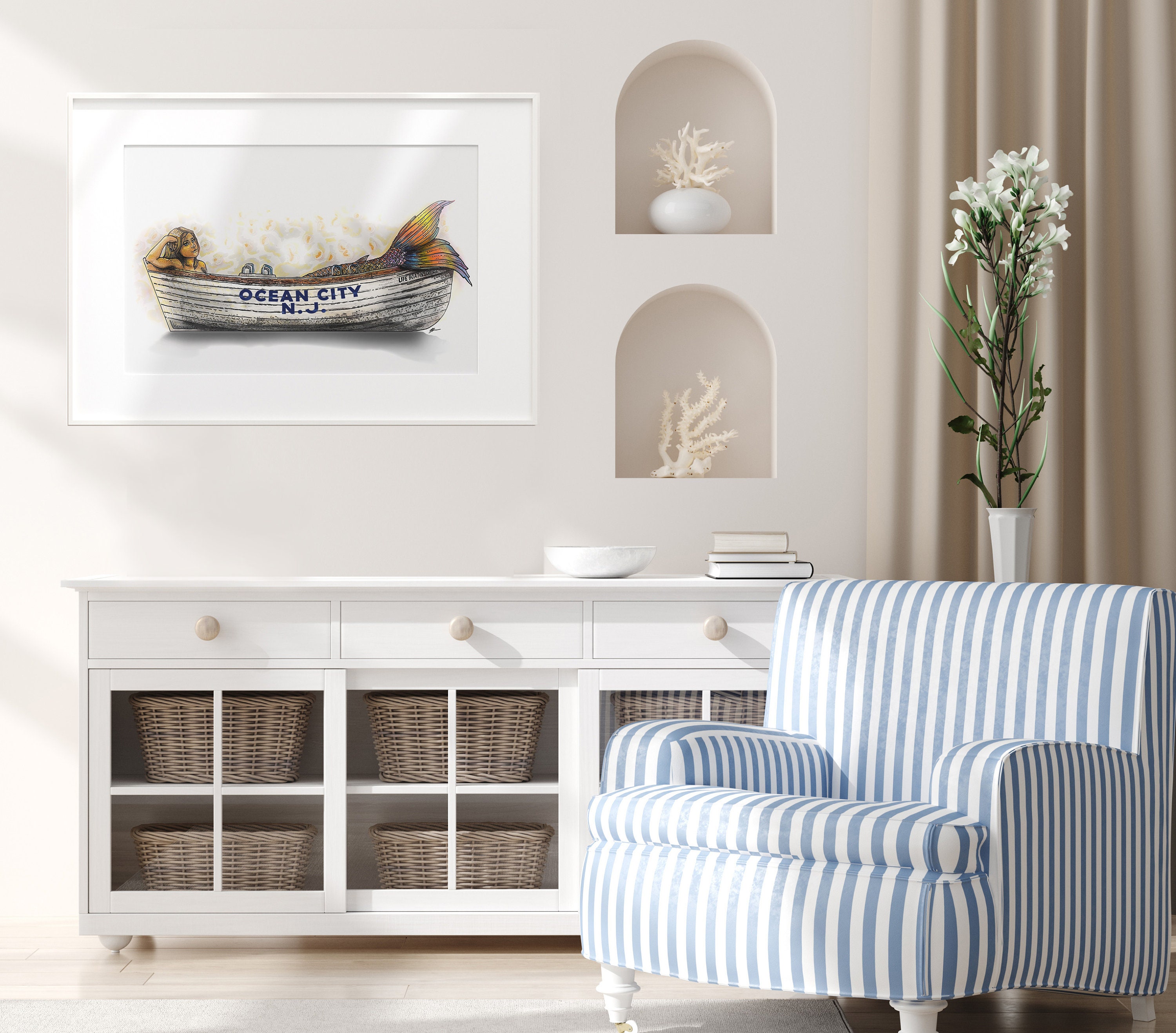Siren Splash Boat - Etsy