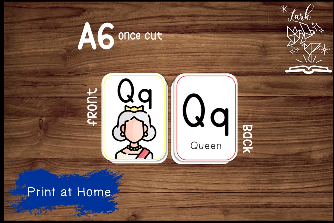 A-Z Alphabet Flashcards - Etsy