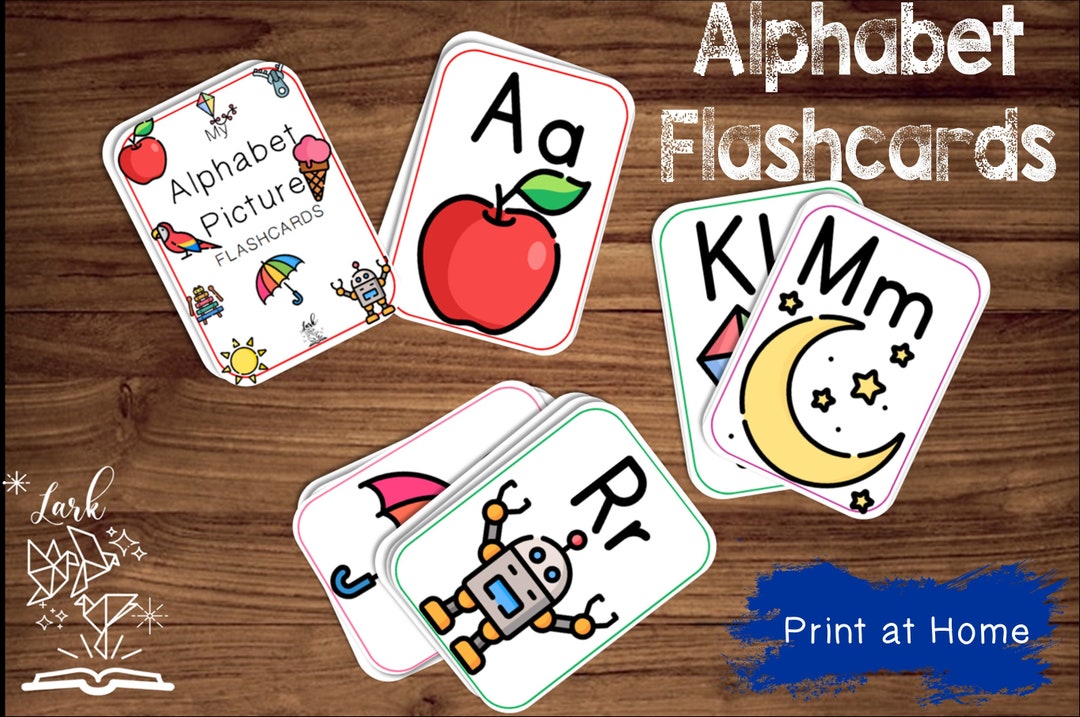 A-Z Alphabet Flashcards - Etsy