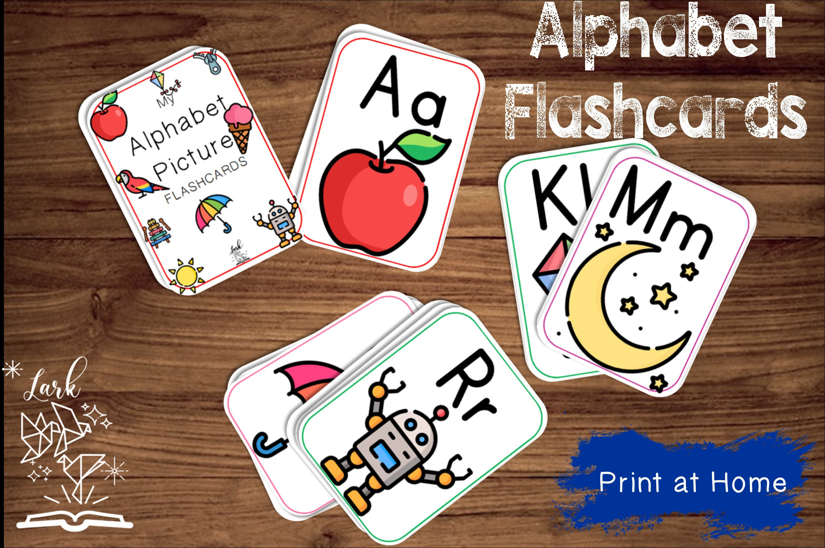 A-Z Alphabet Flashcards - Etsy