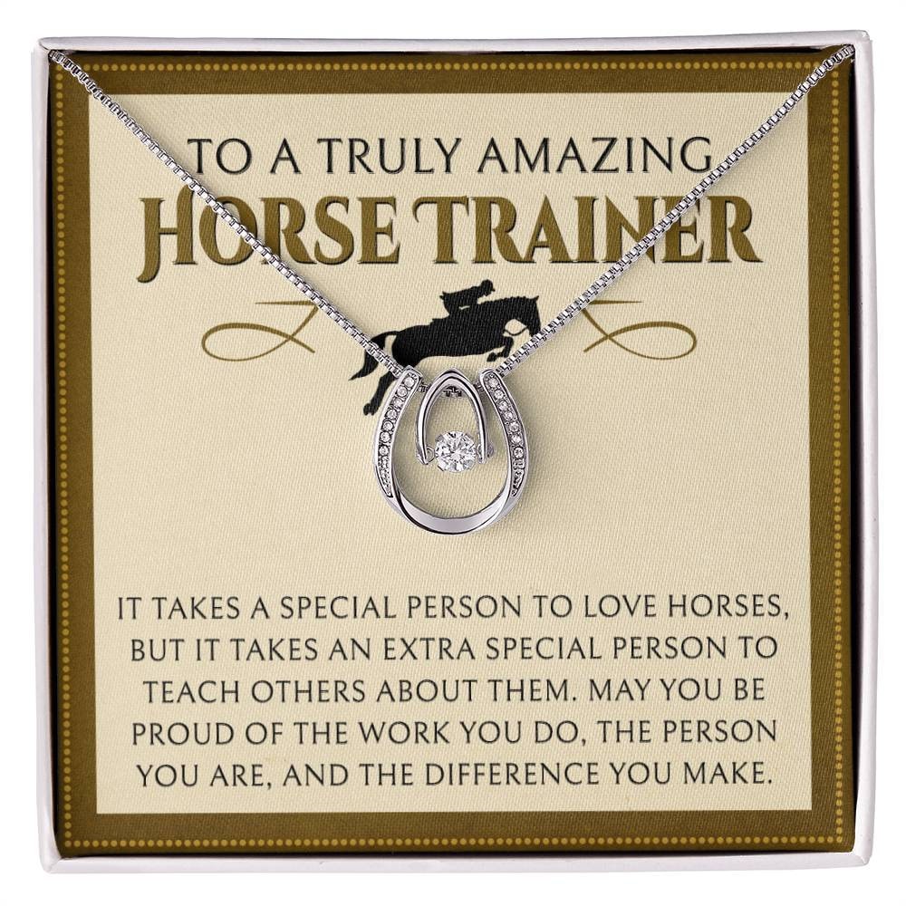 Horse Trainer Appreciation Gift, for Horse Lover Trainer Jockey ...