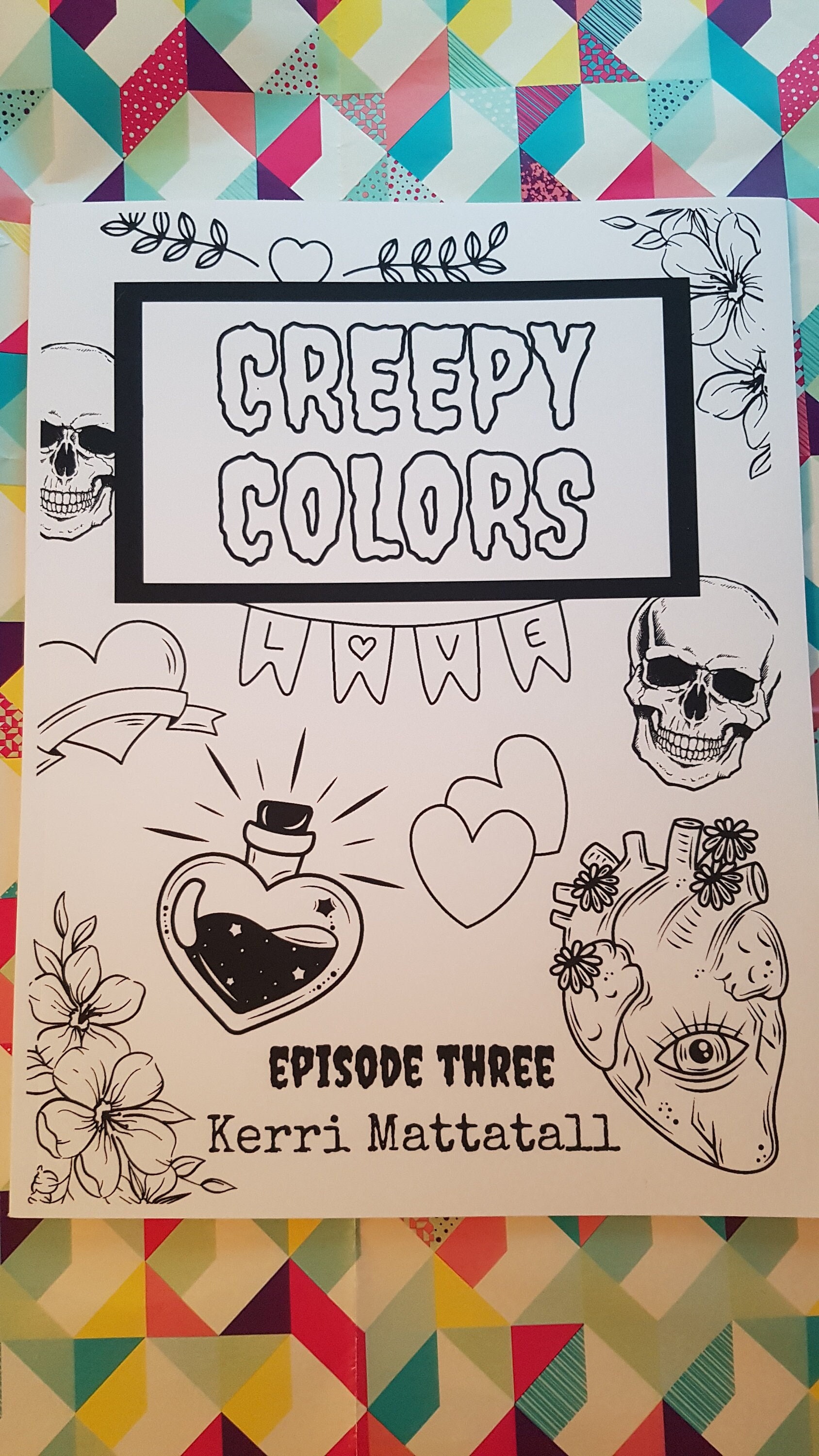 CREEPY COLORS Coloring Book for Halloween Lovers Cute but - Etsy