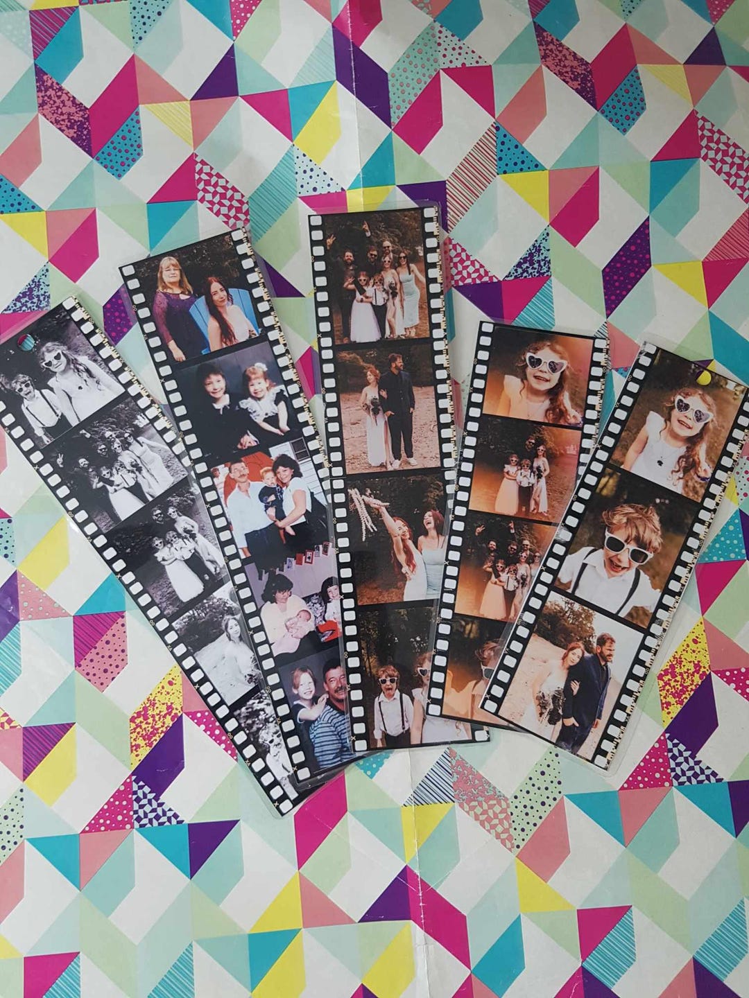 Personalized Photo Booth Style Bookmarks, Customizable Bookmarks ...