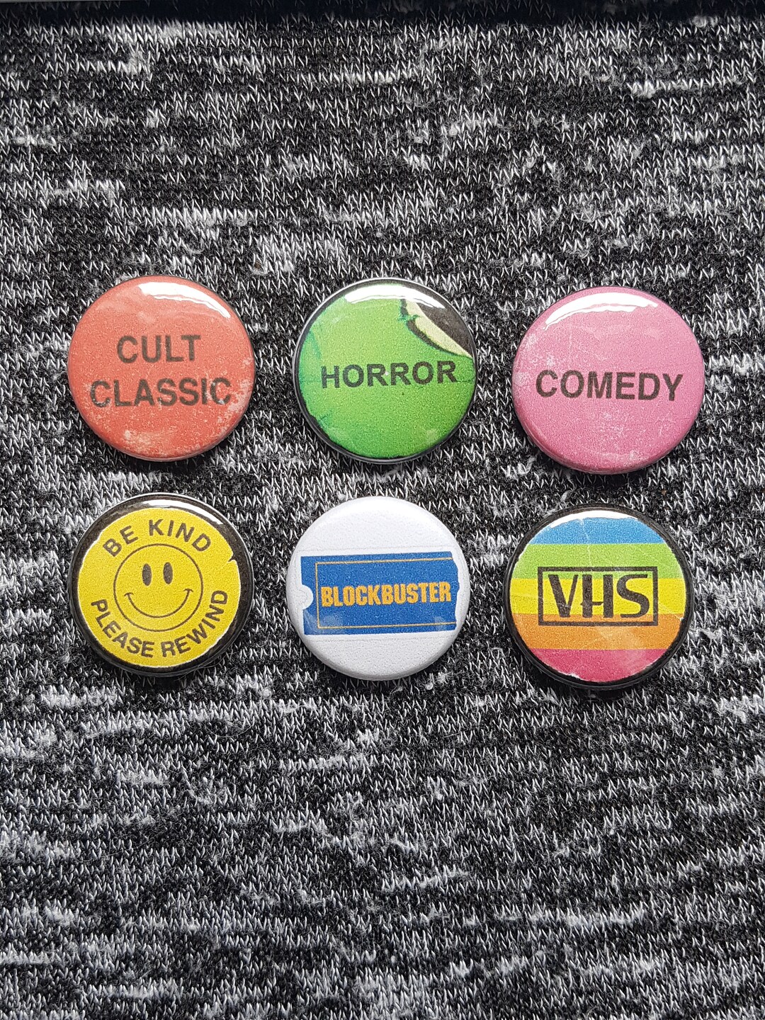 90s Movie Pins or Magnets: Retro VHS, Blockbuster Set - Etsy