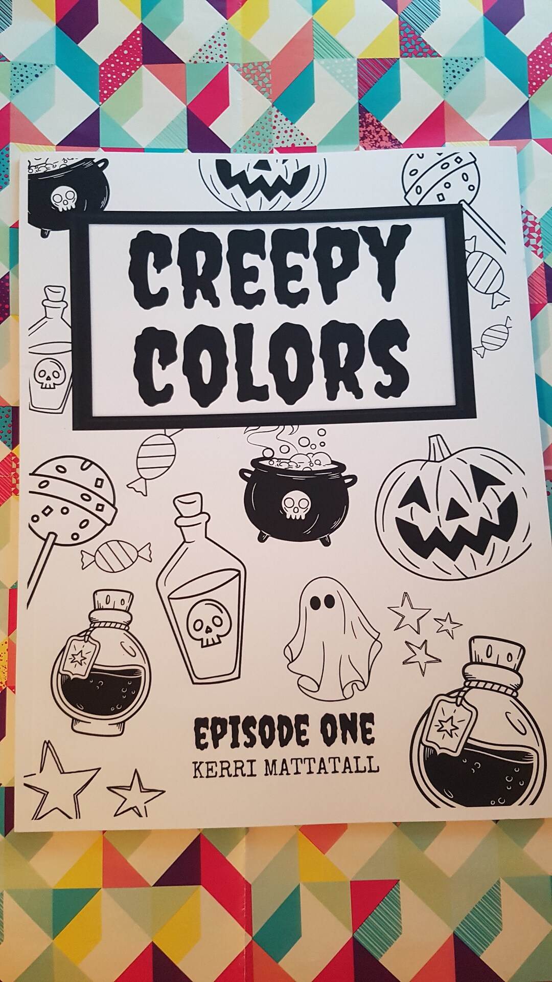 CREEPY COLORS Coloring Book Episode One, Halloween Art, Coloring for ...