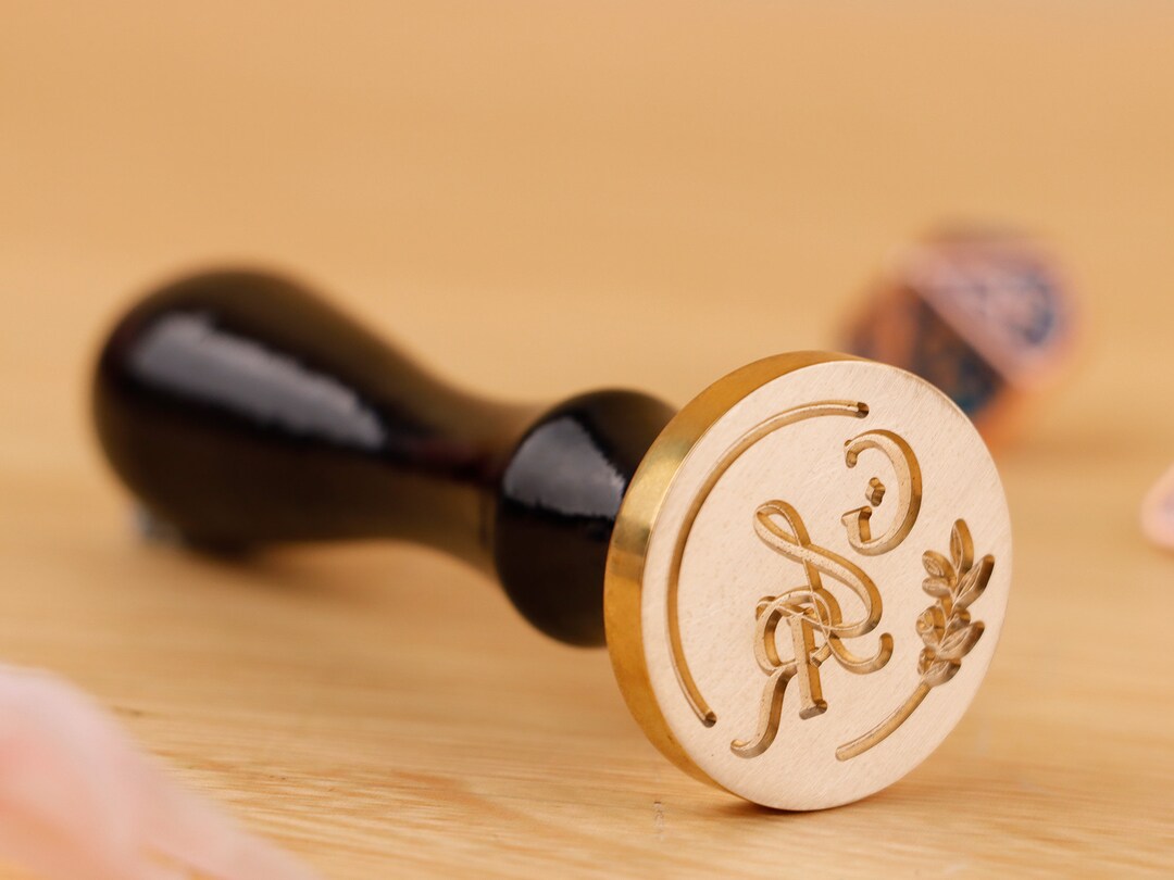 Custom Wax Stamp Kit for Wedding Invitation , Wedding Wax Stamp Kit ...