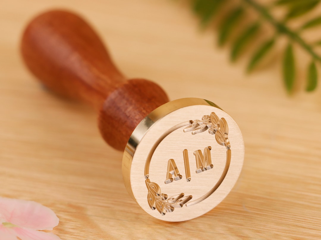 Custom Wax Seal Stamp Kit for Wedding / Gift , Custom Wax Seal Kit ...