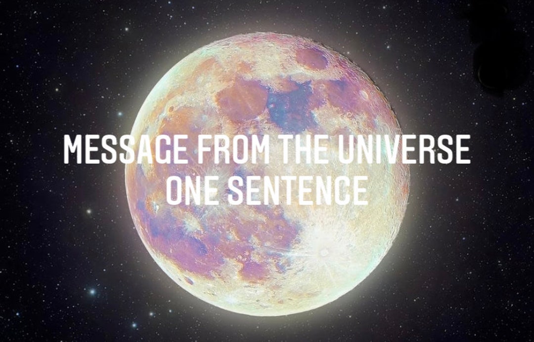 SAME HOUR Message From the Universe One Sentence Oracle Psychic ...