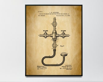 Faucet Poster - Etsy