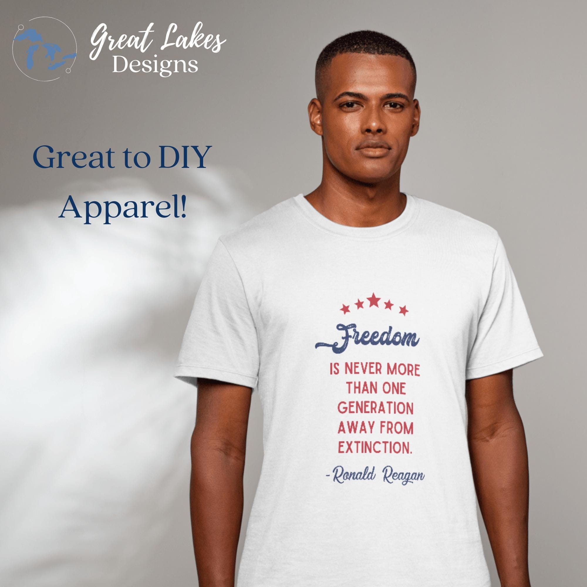 Patriotic USA Inspirational Quote Bundle Printable Graphic SVG PNG ...