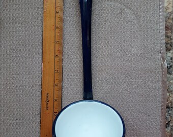 Blue Enamel Ladle | Etsy