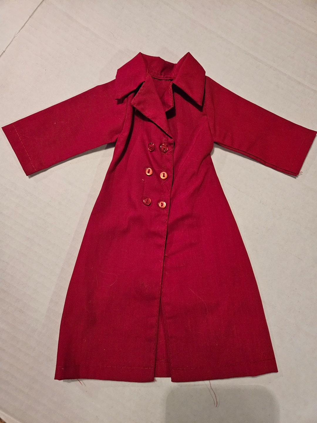 Vintage 1970 Ideal Crissy Doll Rare Sears Catalog Red Maxi Coat - Etsy