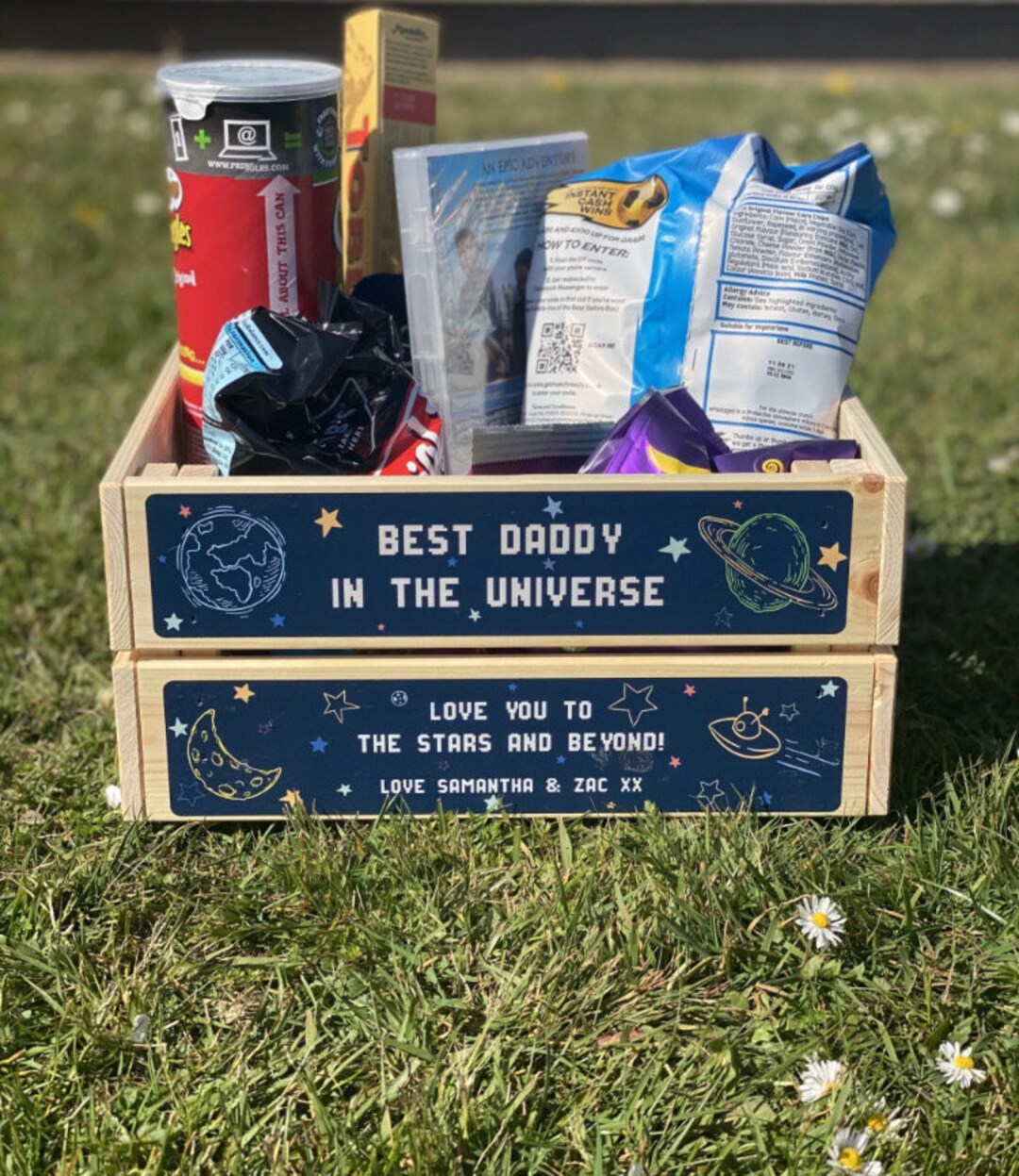 Personalised Fathers Day Crates - Etsy