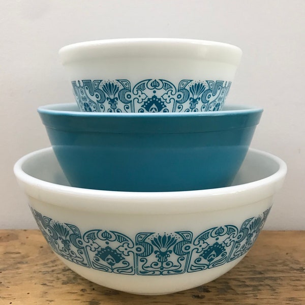 Pyrex Blue Horizon - Etsy