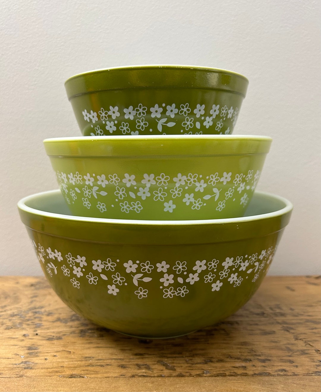 Pyrex Spring Blossom Bowl Set - Etsy
