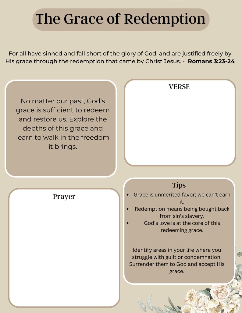 Fillable and Digital Bible Study Journal - Etsy